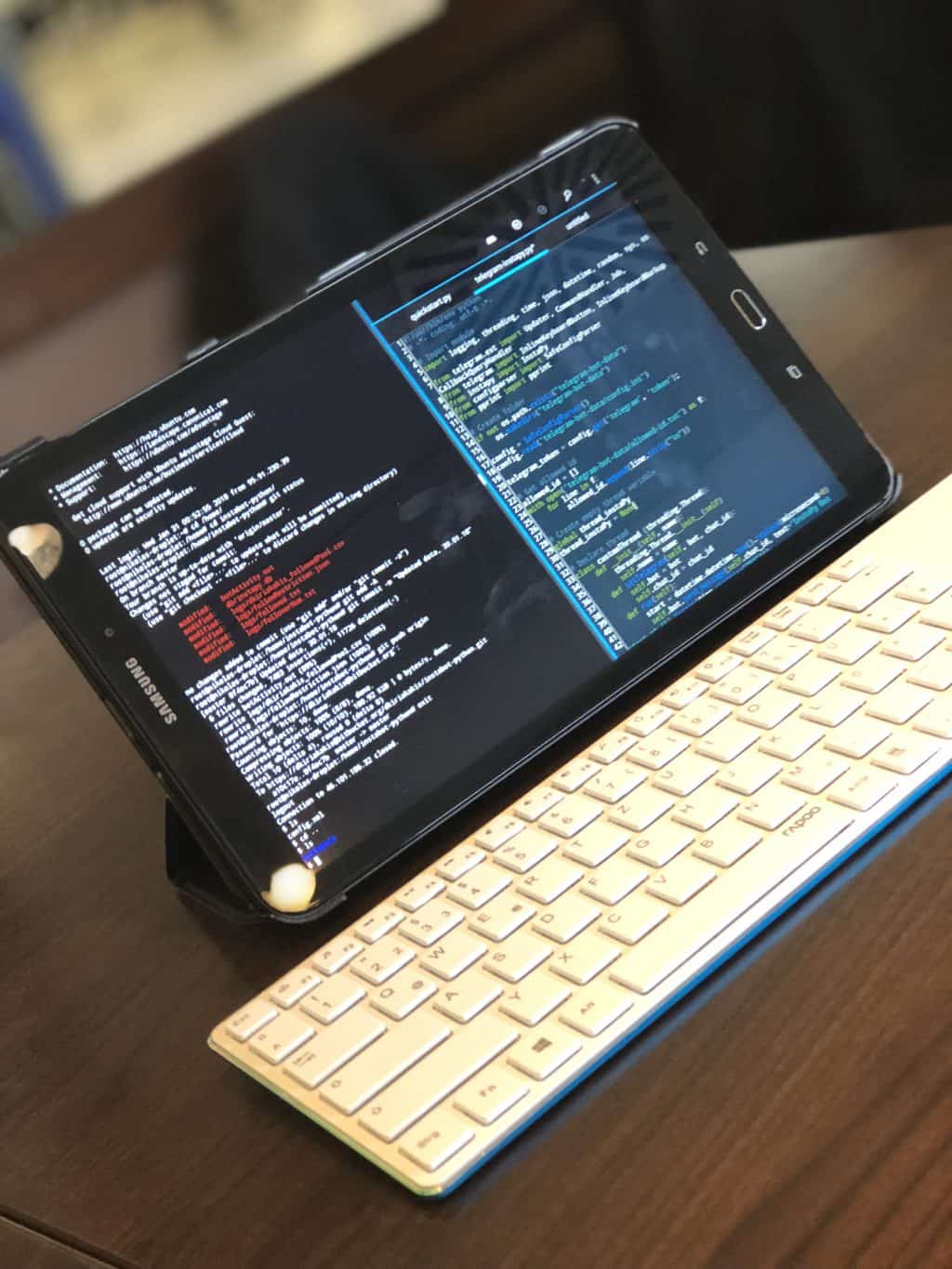 How to turn your android tablet into a devstation - Kiriakakis.com